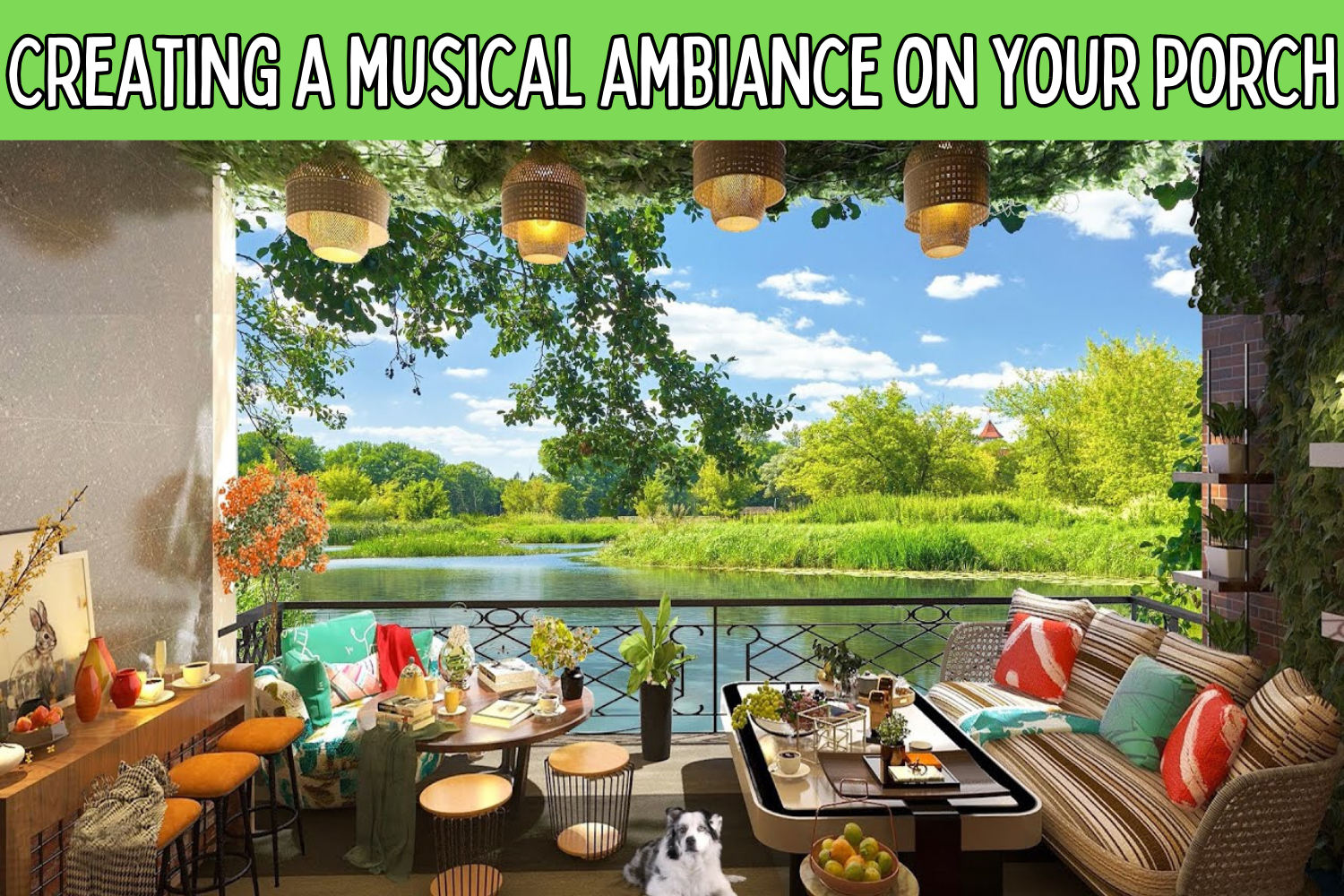 Crafting the Perfect Musical Ambiance on Your Porch 🎶🌿 - Dekorationsideen