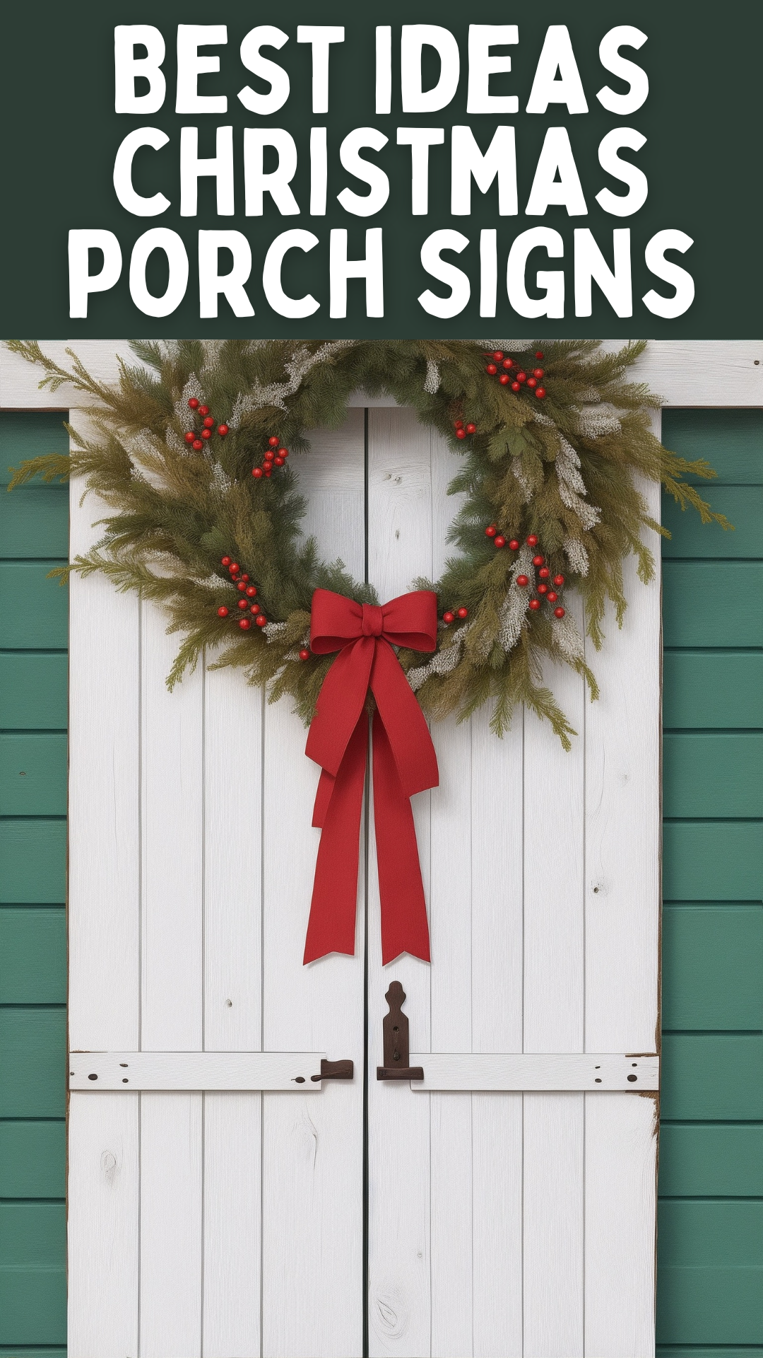 Elevate Your Festive Decor: Must-Have Christmas Porch Signs to ...