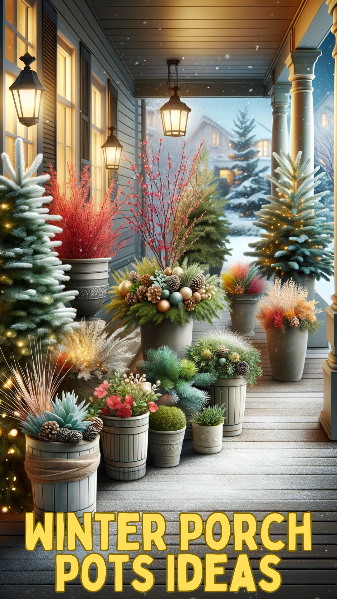 Winter Porch Pots: Transform Your Outdoor Space into a Winter ...