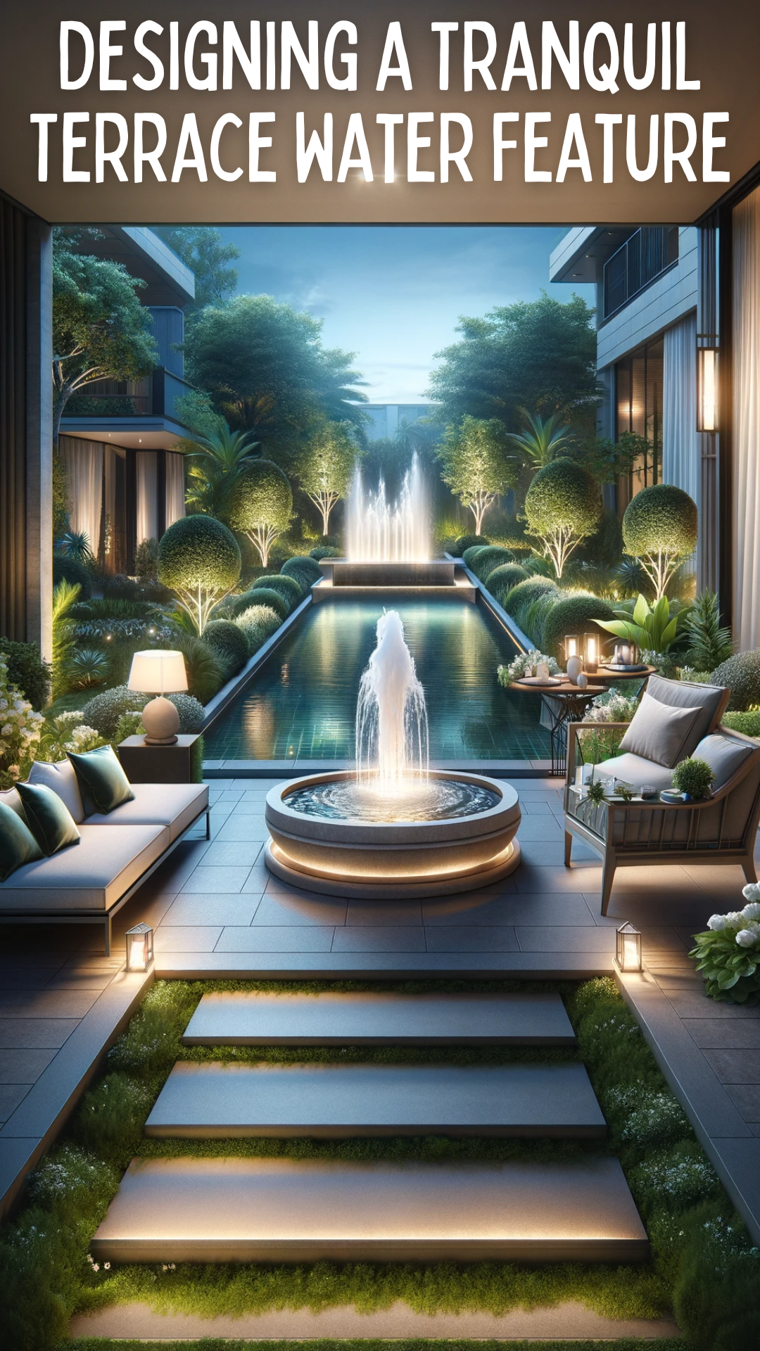 Transform Your Outdoor Space: Designing a Tranquil Terrace Water ...