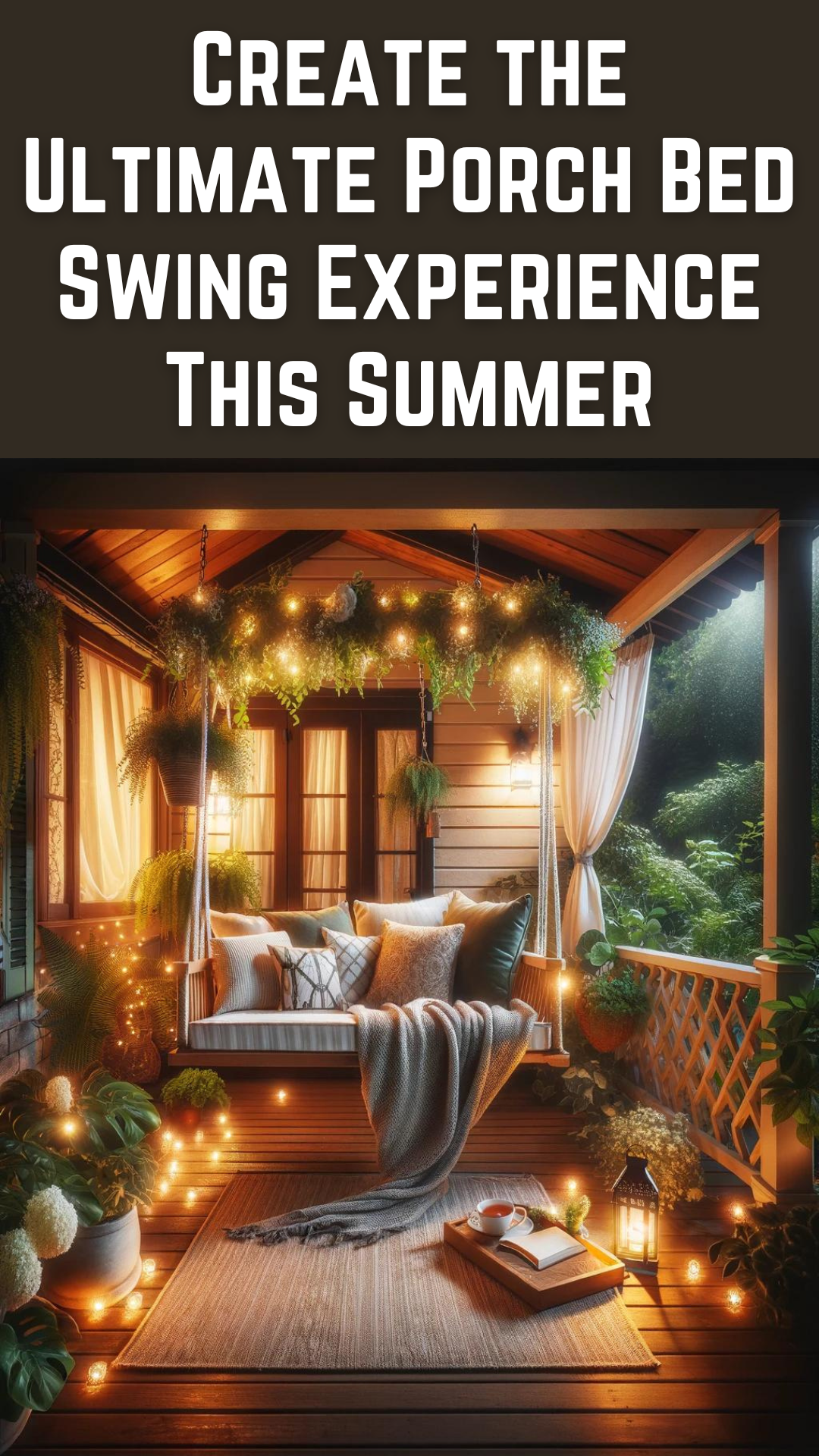 Create the Ultimate Porch Bed Swing Experience This Summer ...