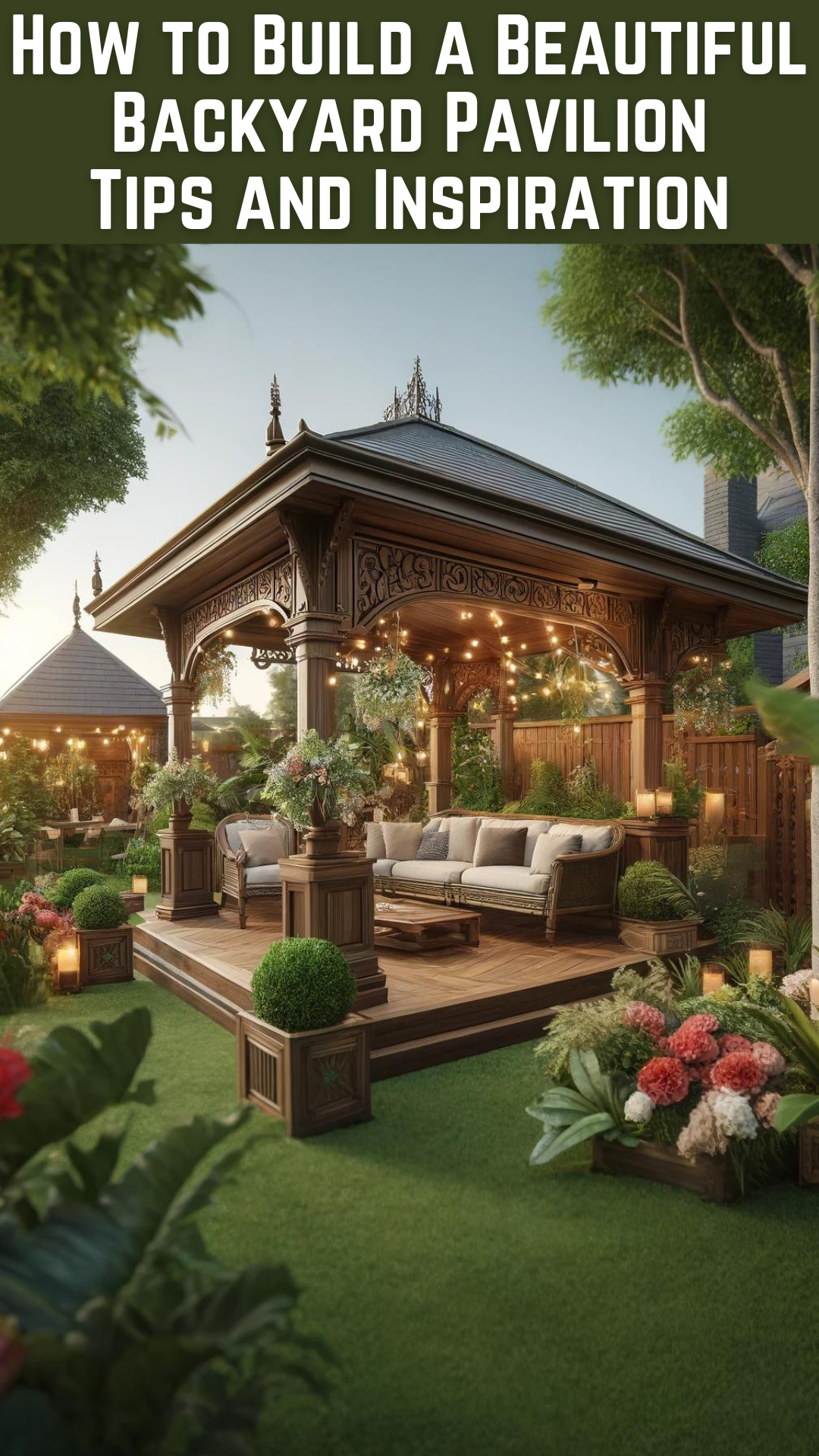 How to Build a Beautiful Backyard Pavilion - Tips and Inspiration ...