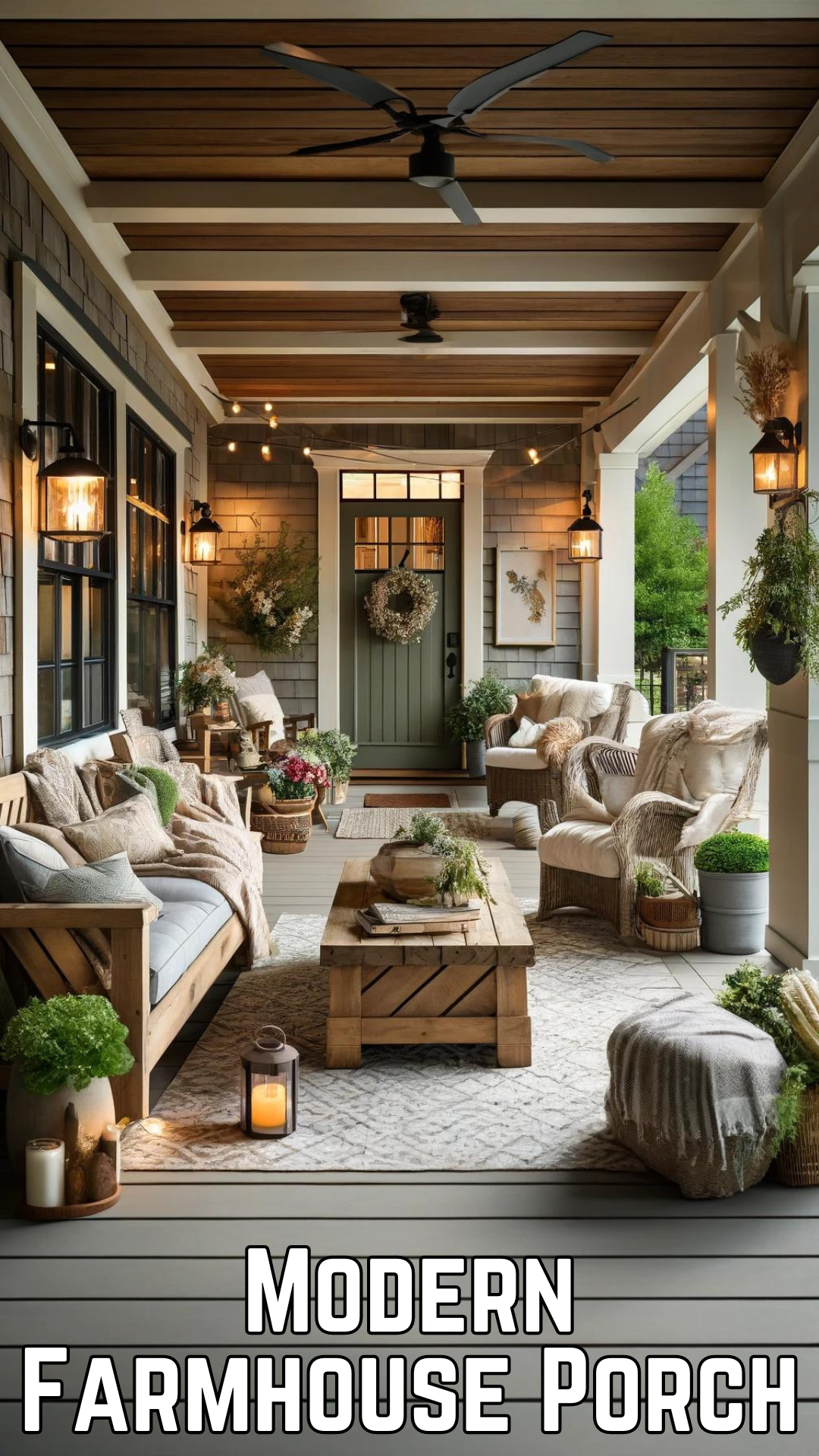 Stunning Ideas to Transform Your Home with a Modern Farmhouse Porch ...