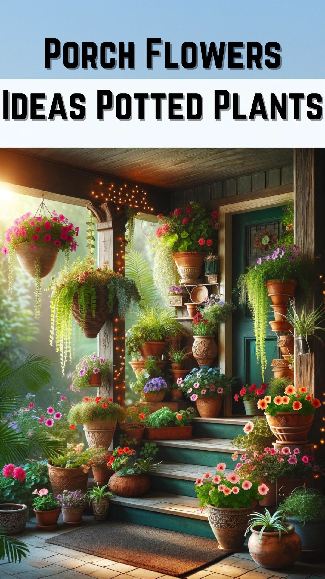 Bring Life to Your Porch with These Stunning Porch Flowers Ideas Potted ...
