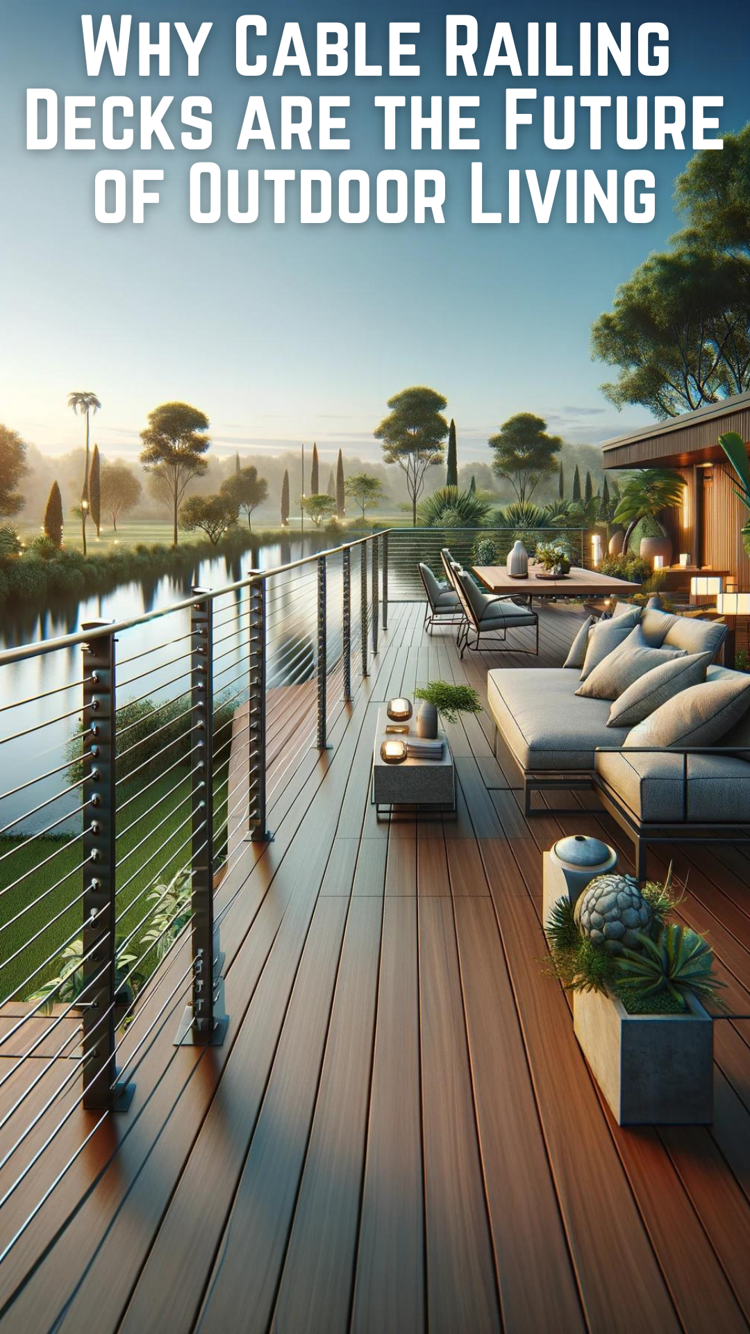 Why Cable Railing Decks are the Future of Outdoor Living - Dekorationsideen