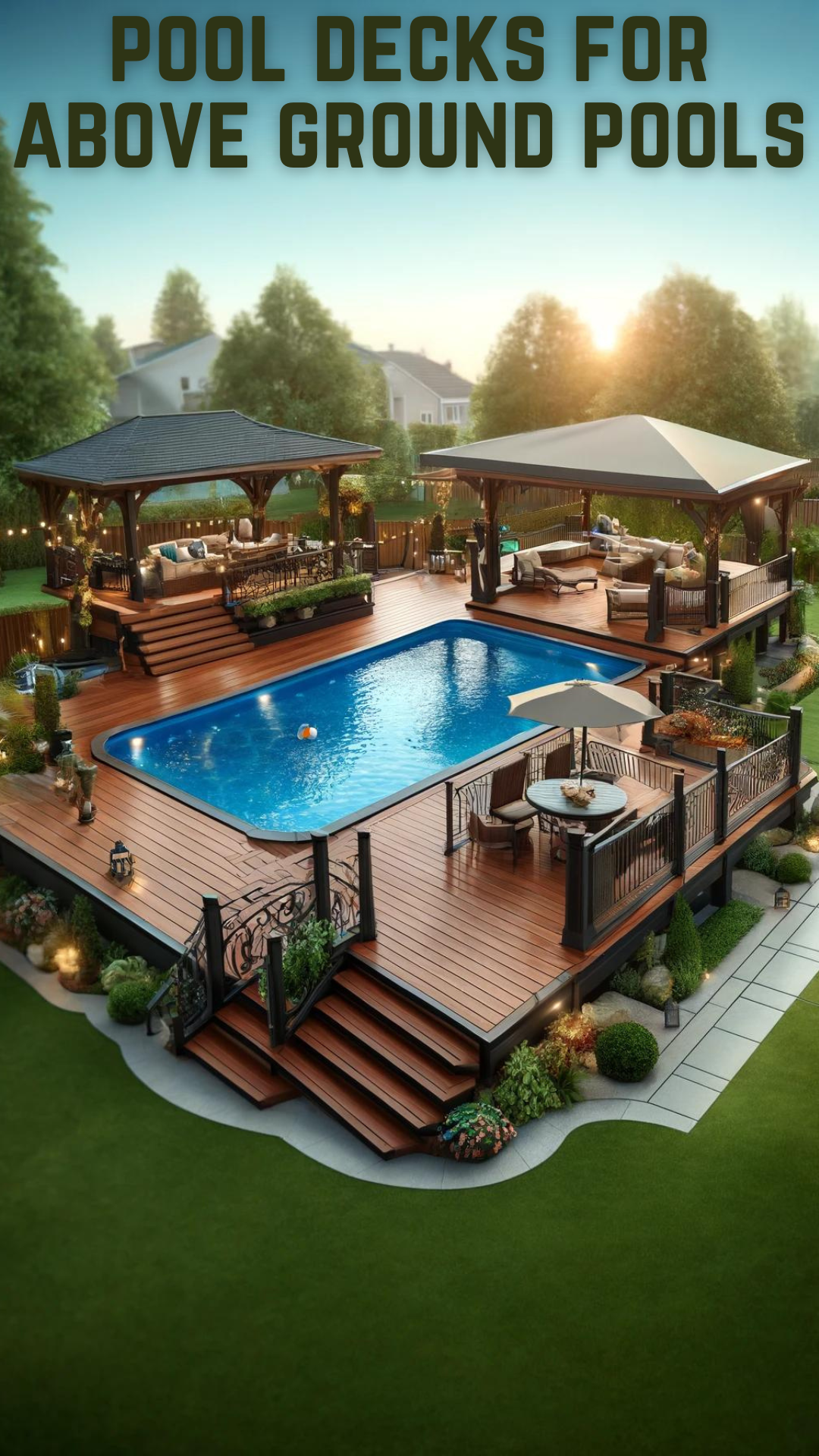 Transform Your Backyard with the Ultimate Above Ground Pool Deck Guide - Dekorationsideen