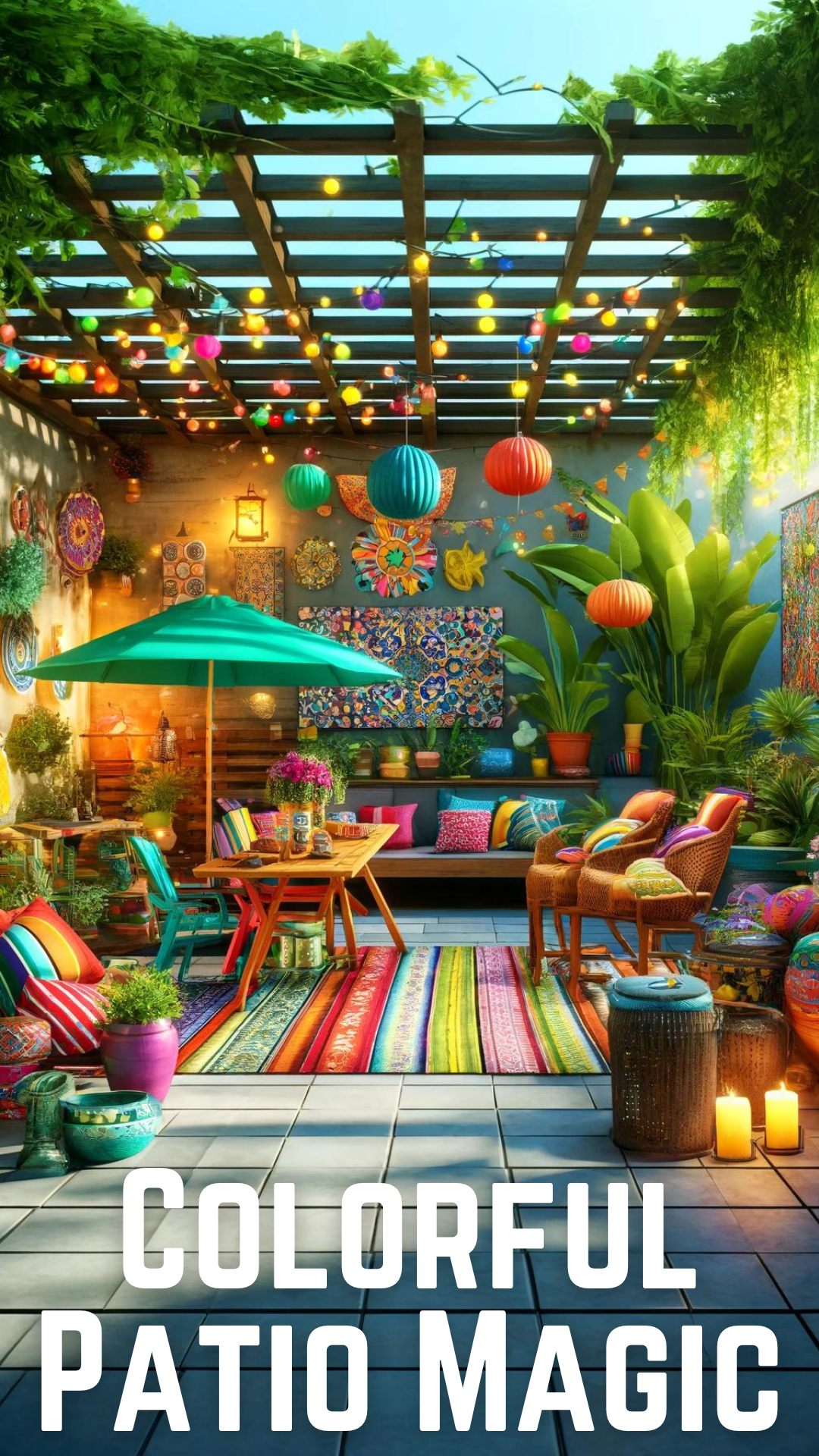 Colorful Patio Magic: Tips for a Stunning and Inviting Outdoor Space ...