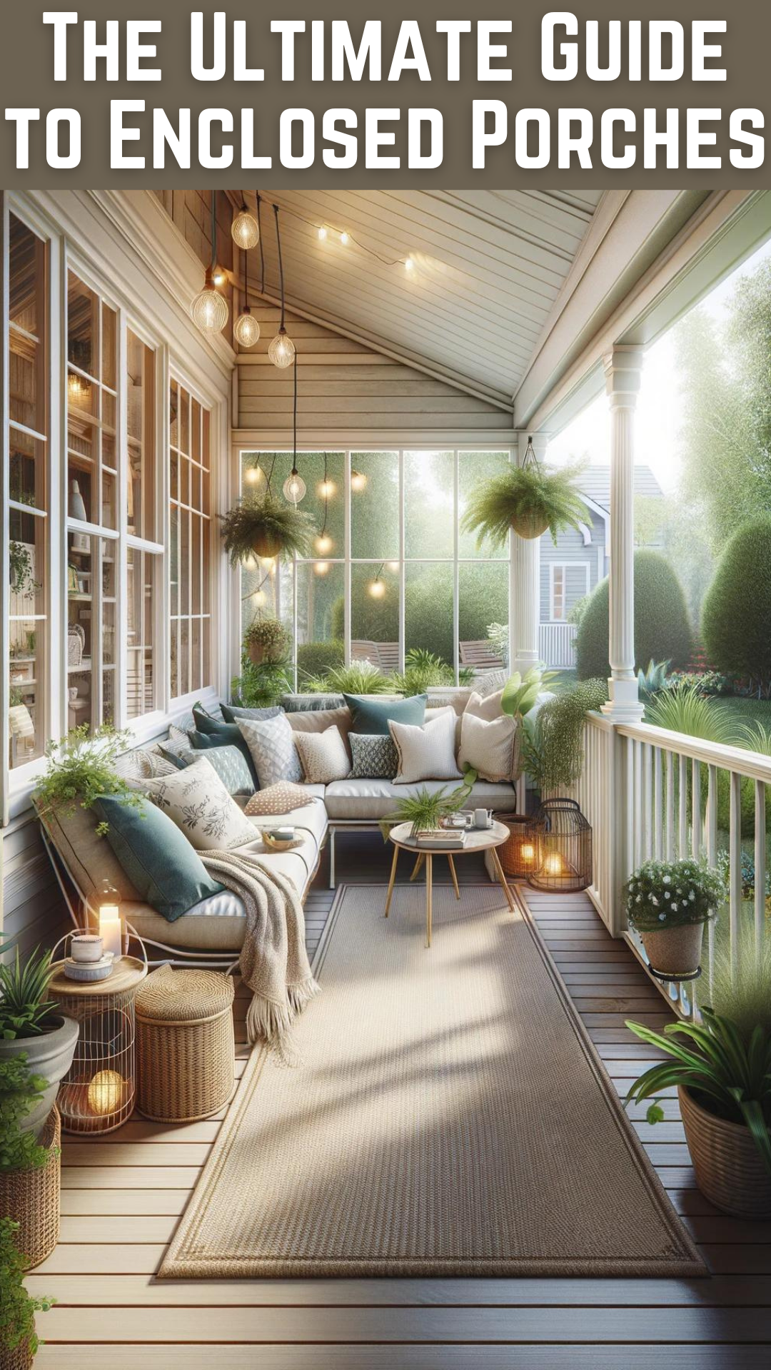 From Drab to Fab: Enclosed Porches That Elevate Your Home ...