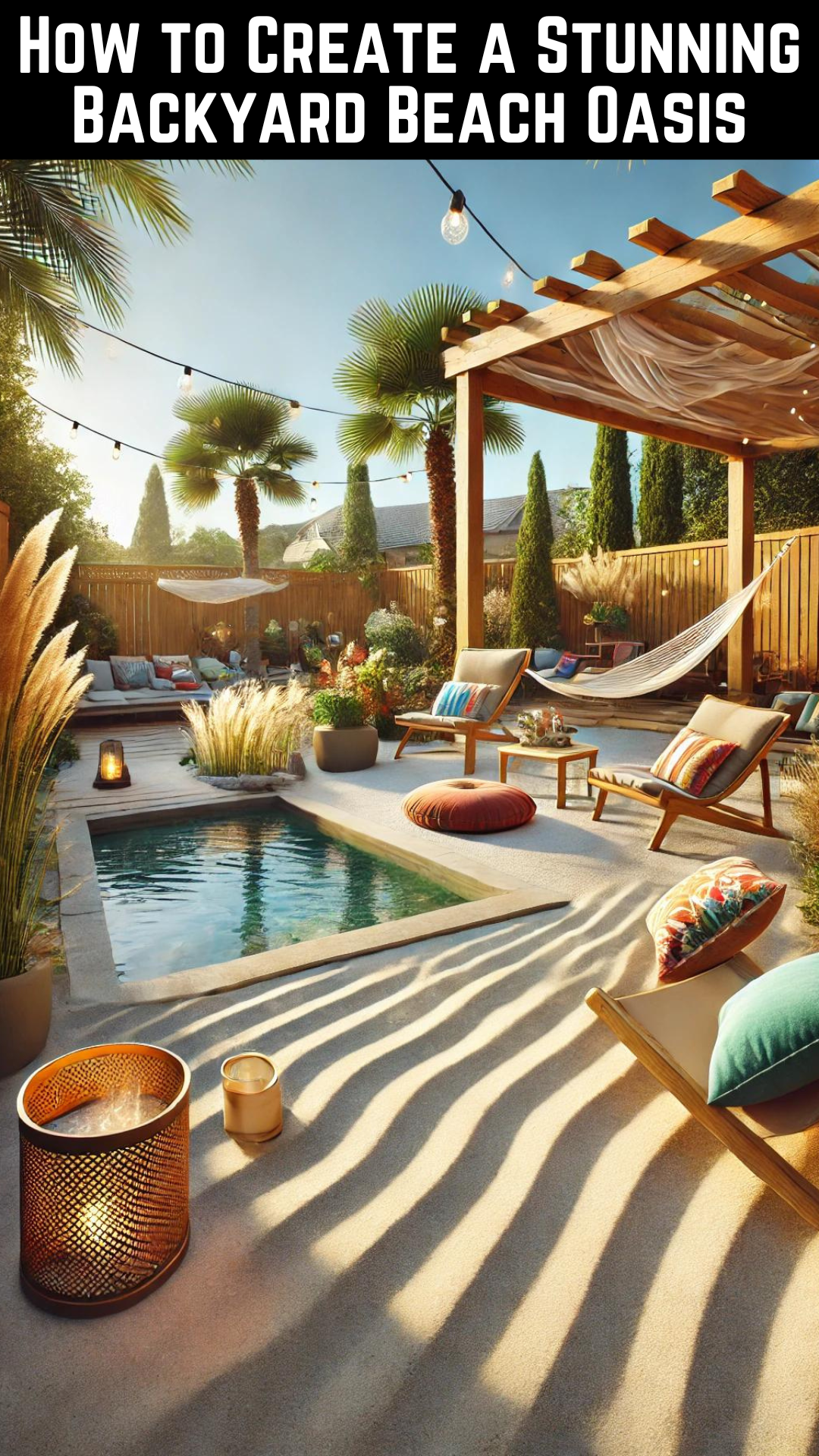 How to Create a Stunning Backyard Beach Oasis - Dekorationsideen